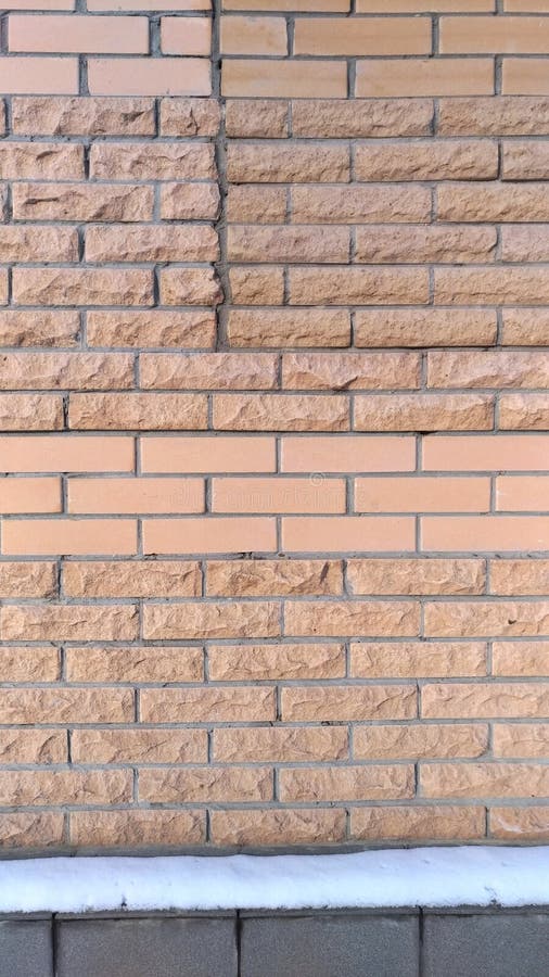 Wall Lined with Different Decorative Brick Tiles Stock Photo - Image of ...