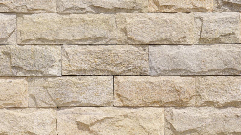 Wall Lined with Limestone Slabs Stock Photo - Image of home, regular ...