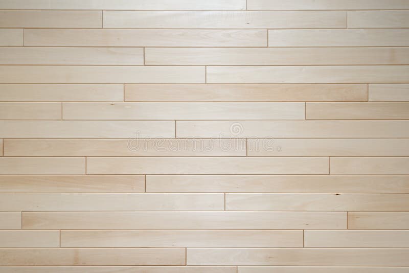The Wall is Lined with Neat Light Wooden Linden Planks Stock Image ...