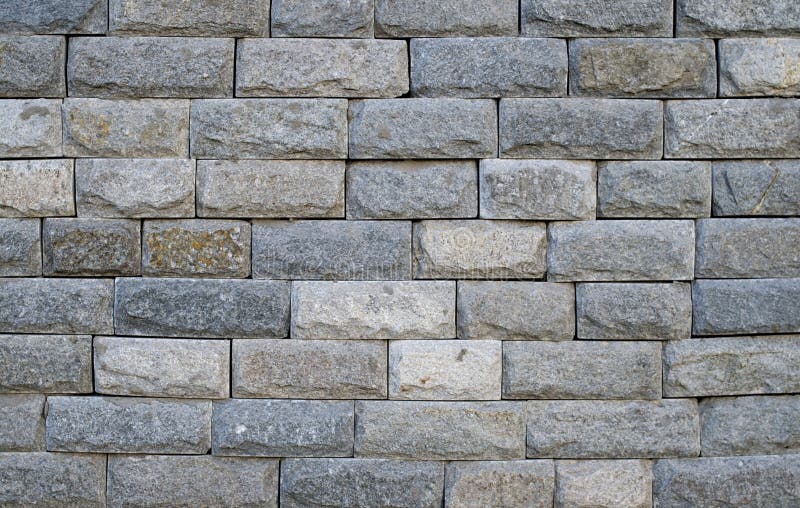 Wall Lined with Stone Slabs Close Stock Image - Image of pieces ...