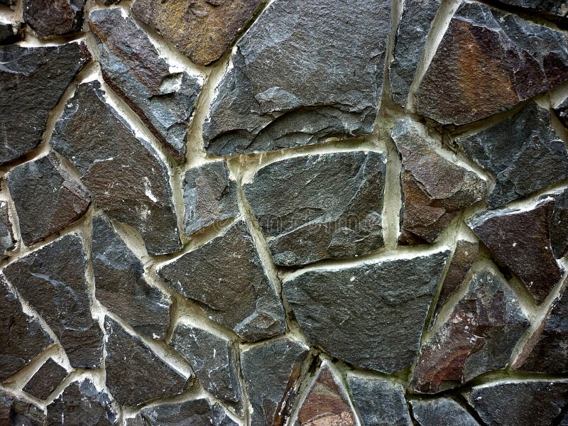 Wall Lined Stone, Texture, Background Stock Image - Image of house ...