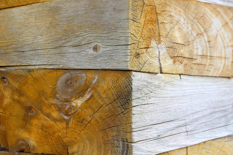 Wall of log background. stock photo. Image of detail - 49960442