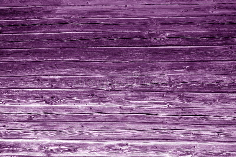 Wall of Log House Texture. Violet Tone Stock Image - Image of structure ...