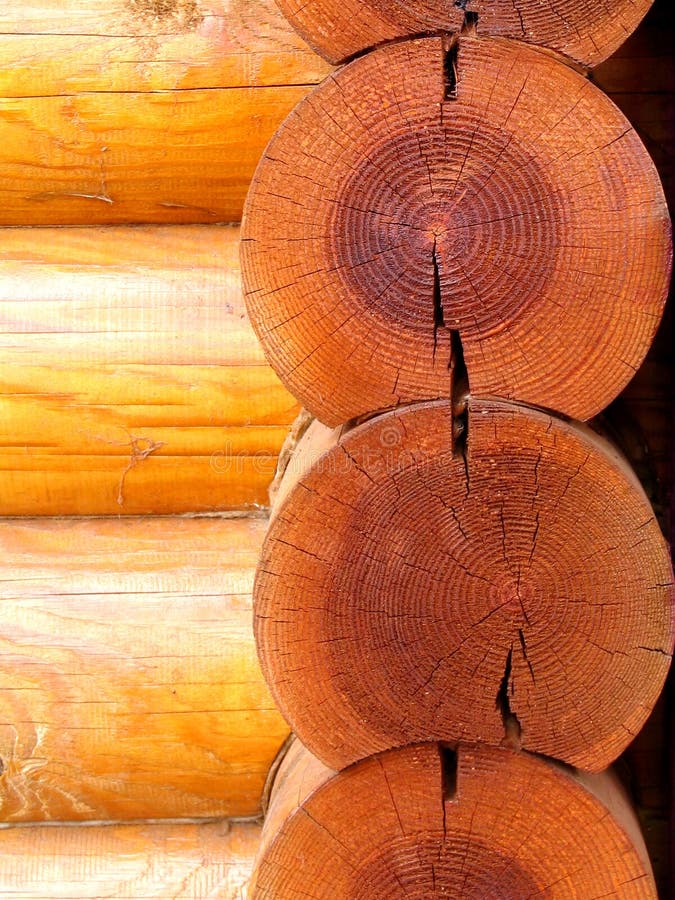 Wall of logs stock photo. Image of floor, knotted, fade - 5241936