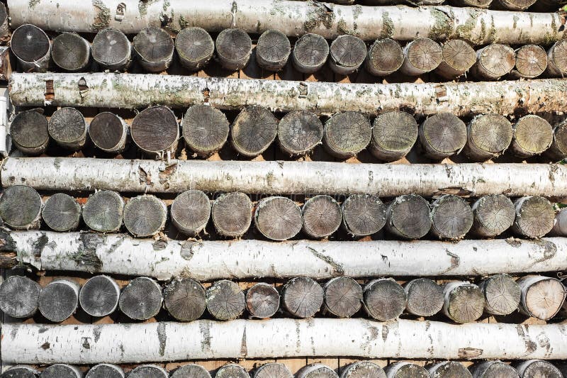 Wall of logs stock image. Image of cabin, residential - 88615287