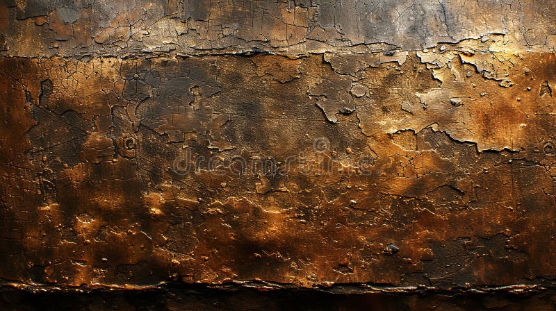 A Wall with a Lot of Rust and Peeling Paint Stock Photo - Image of ...