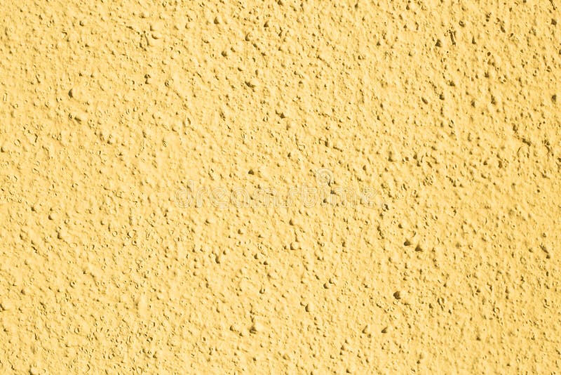 Wall with a Lot of Texture Painted in Neutral Yellow, for Background ...