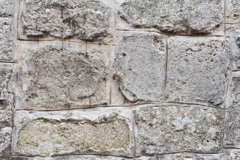 Ancient Castle Wall Made Of Ancient Bricks Stock Image - Image of stone ...