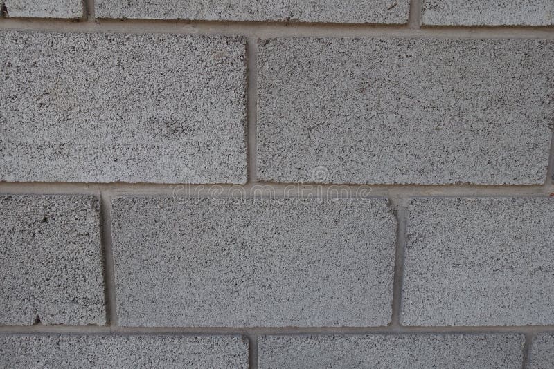 Wall Made of Big Gray Concrete Blocks Stock Image - Image of objects ...