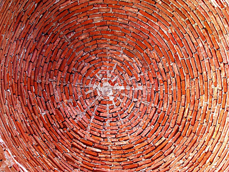Circular Brick Pattern stock photo. Image of pavement - 24862280