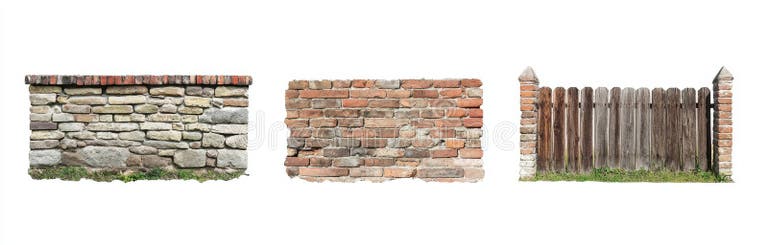 A Wall Made of Bricks with Varied Patterns and Textures, Accompanied by ...