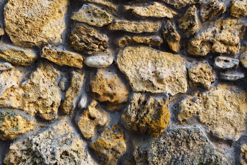 A Wall Made of Decorative Natural Stone As a Background or Texture ...