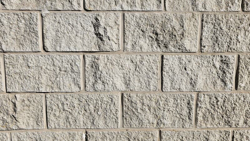 The Wall is Made of Decorative Rectangular Gray Stone. Stone Background ...