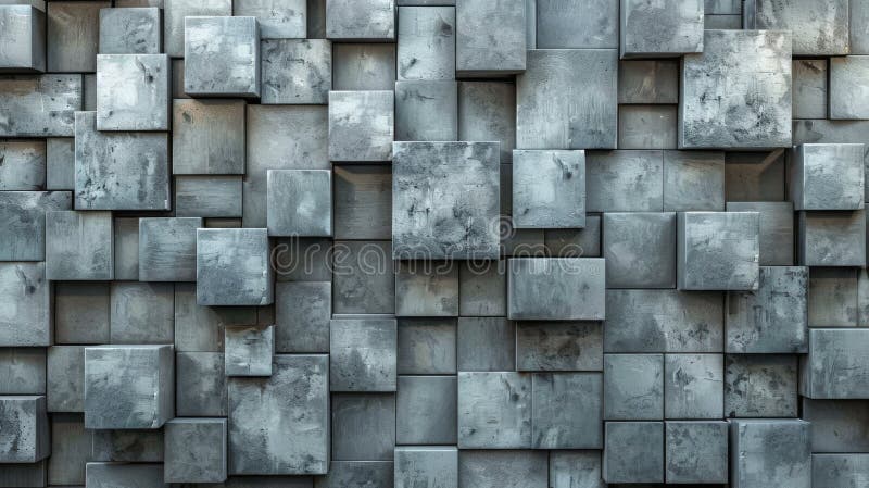 A Wall Made of Gray Blocks with a Rough Texture Stock Photo - Image of ...