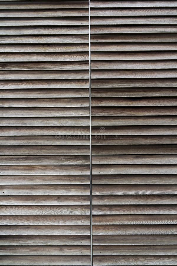 Wall Made of Layered Wood Panels Stock Image - Image of decor, grunge ...