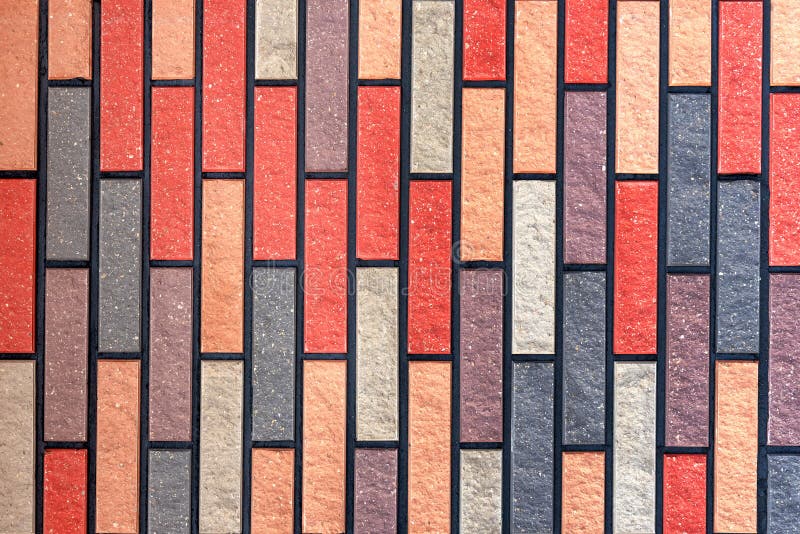 Wall Made of Multi-colored Bricks. Bricks Background Stock Photo ...