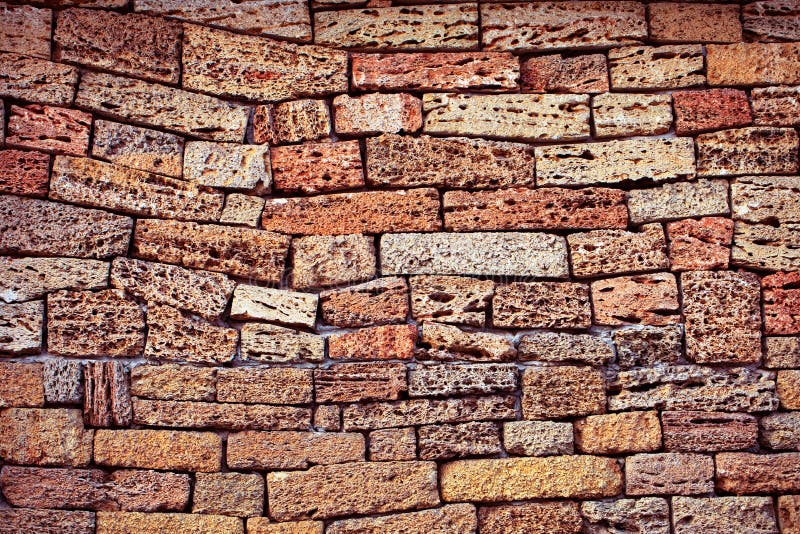 A Wall Made of Natural Stone, Shell. Use of Natural Materials in ...