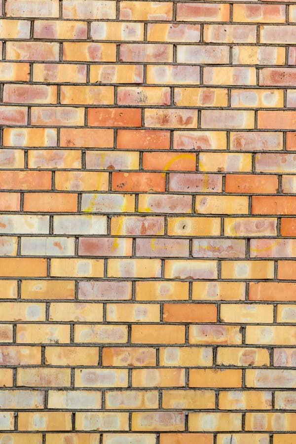 Wall Made of Old Yellow Bricks As a Background 1 Stock Photo - Image of ...