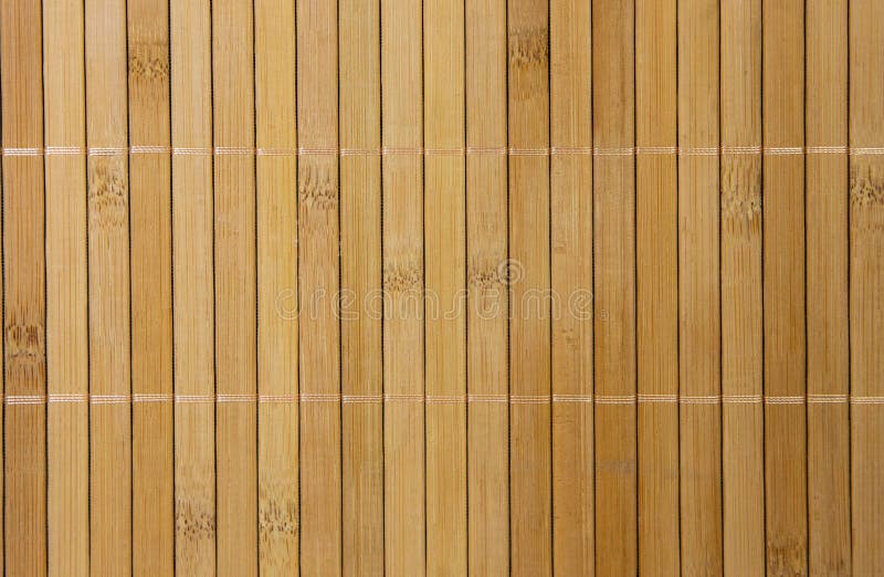 Wall Made of Pieces of Bamboo Wood. Stock Photo - Image of backdrop ...