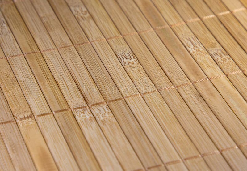 Wall Made of Pieces of Bamboo Wood. Stock Photo - Image of decorative ...