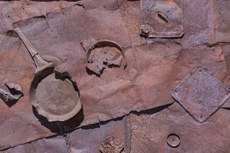 Structure of Rusty Metal Materials Stock Image - Image of utensils ...