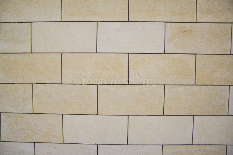 Wall Made from Sandstone Bricks Stock Photo - Image of blocks, blotch ...