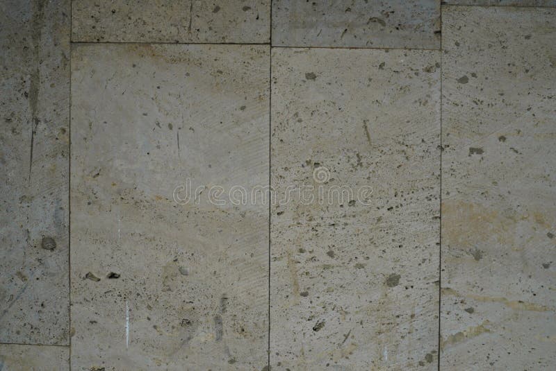 A Wall Made of Shell Rock. a Fragment of a Wall Made of Shell Slabs ...