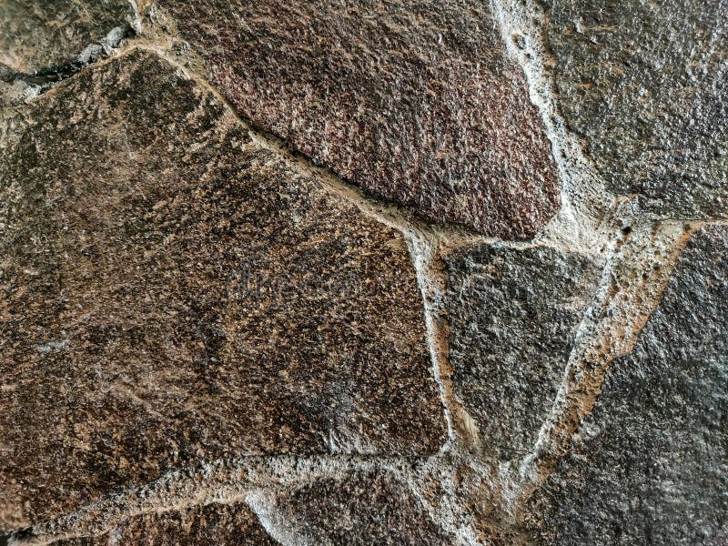 Close-up Photo of a Wall Pattern Formed from Stone Structures Stock ...
