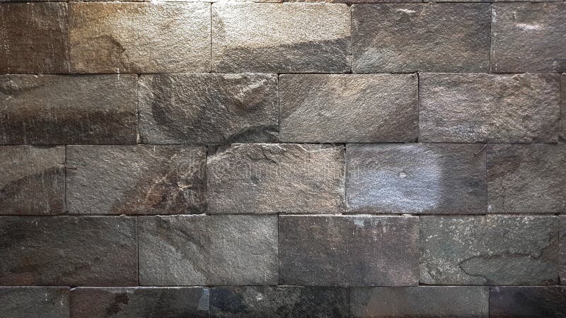 The Wall is Made of Stone with a Sturdy Shape Stock Image - Image of ...