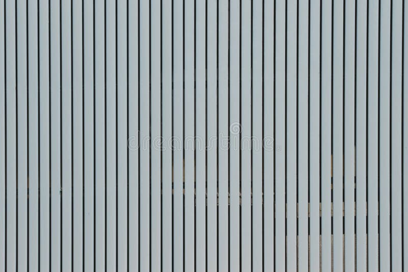 Wall Made of Strips of Gray Aluminum Profile. Vertical Lines Stock ...