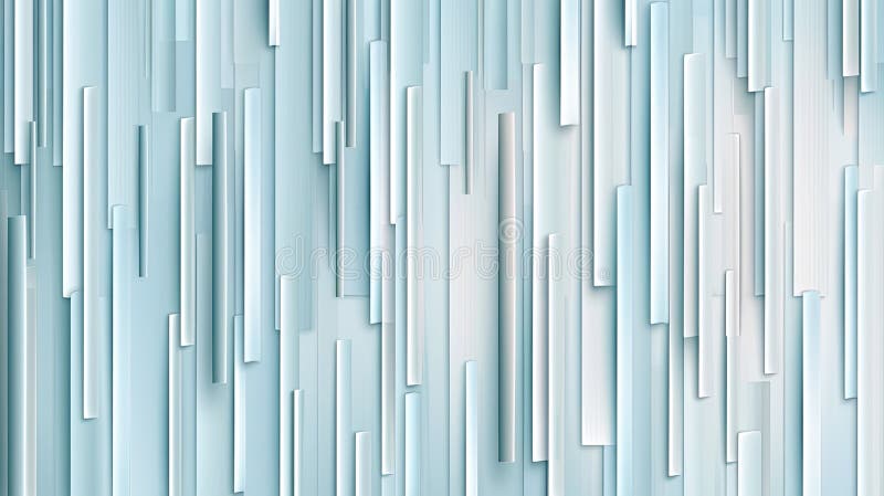 A Wall Made Up of Many Rectangular White Shapes of Various Sizes ...