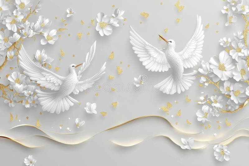 The Wall is Made Up of Three Ornate Stucco Patterns Stock Image - Image ...