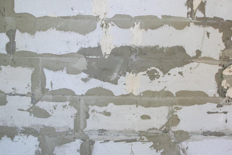 Wall Made of White Brick Blocks Stock Image - Image of field, house ...