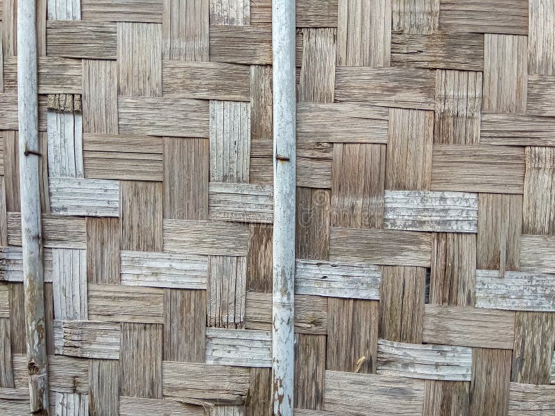 Wall made of woven bamboo stock photo. Image of bamboo - 213401646