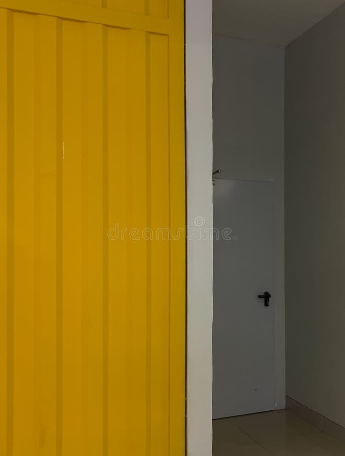 Container Door that is Used As an Interior Decoration Stock Photo ...