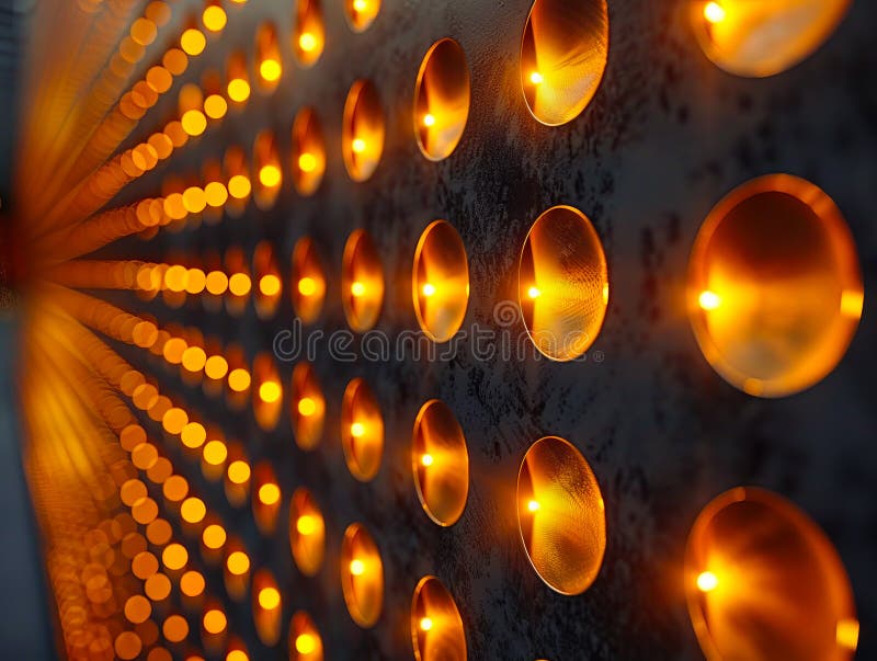 A Wall with Many Small Circles on it Stock Image - Image of circles ...