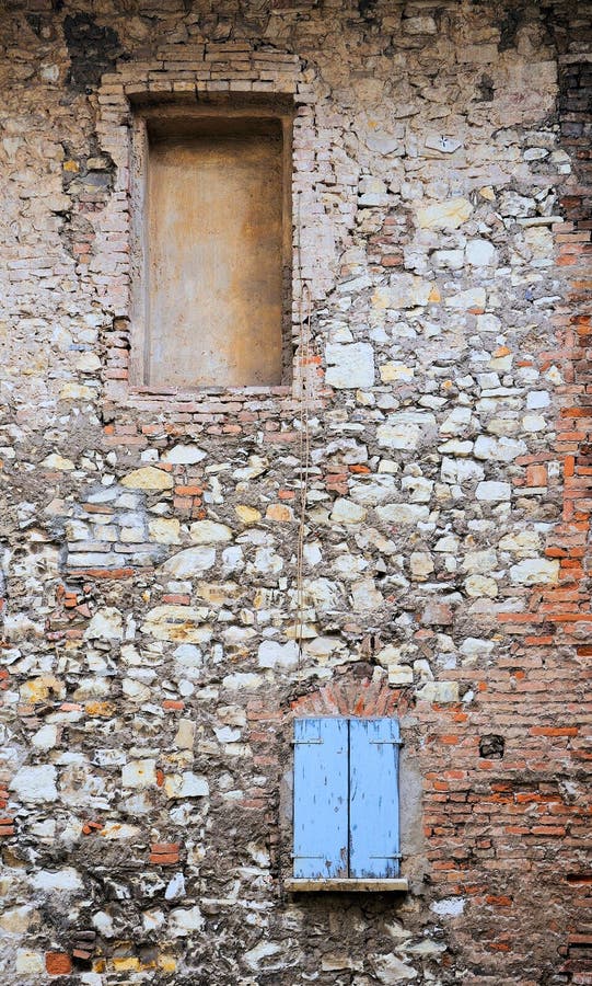Wall in medieval castle stock photo. Image of citadel - 25044144