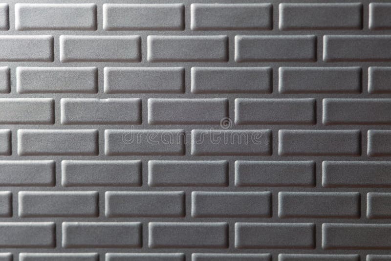 Wall of metallic bricks stock photo. Image of design - 204896004