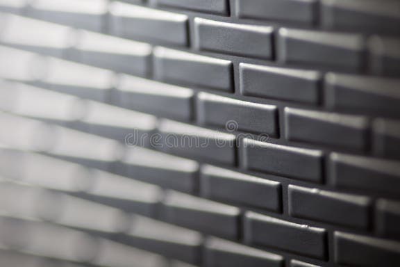 Wall of metallic bricks stock photo. Image of silver - 210335708