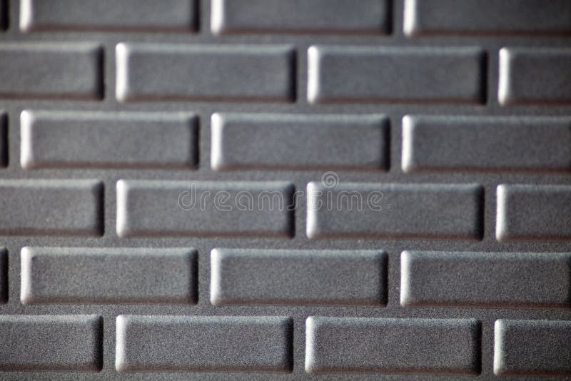 Wall of metallic bricks stock image. Image of grey, block - 32361315