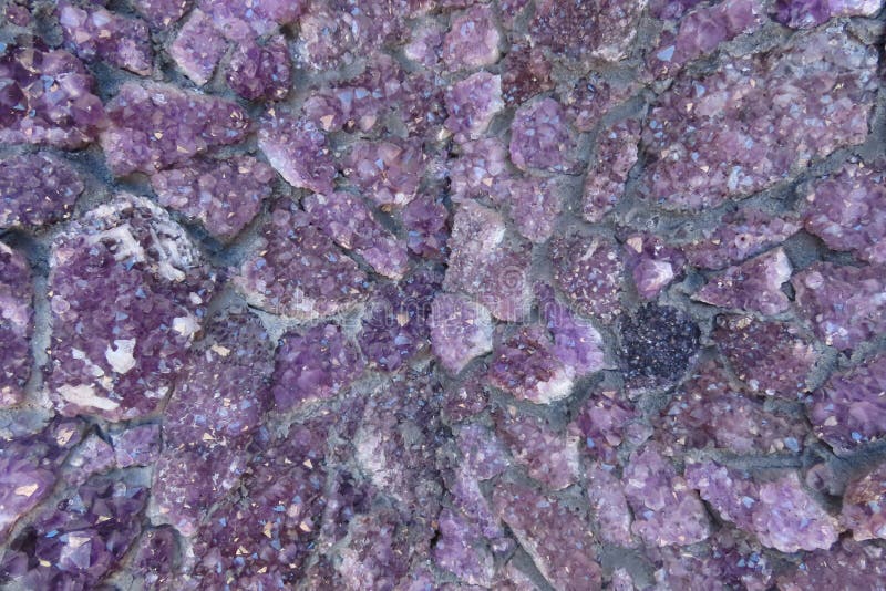Wall of a mine stock image. Image of wall, color, amethyst - 168641303