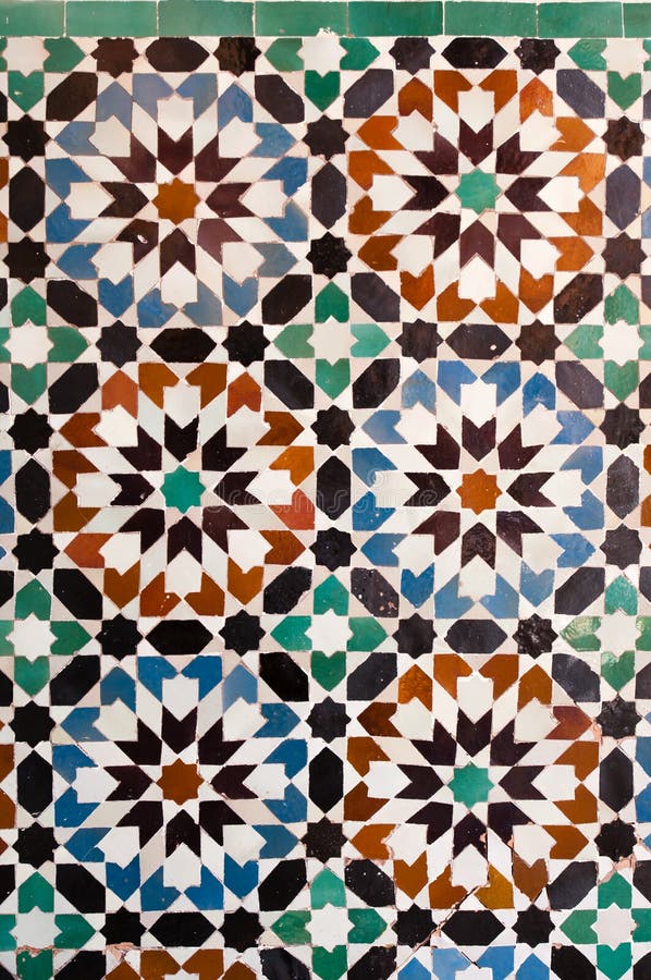 Wall mosaic pattern stock image. Image of style, columns - 31629679