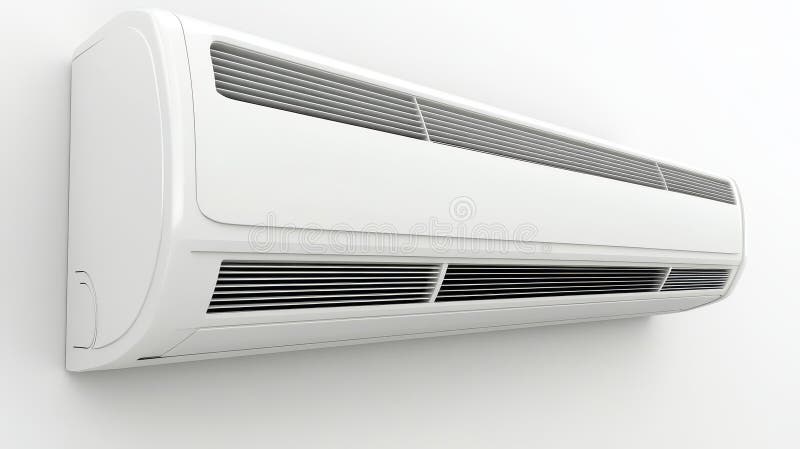 Wall-Mounted Air Conditioner: Modern Cooling for Home Comfort Stock ...