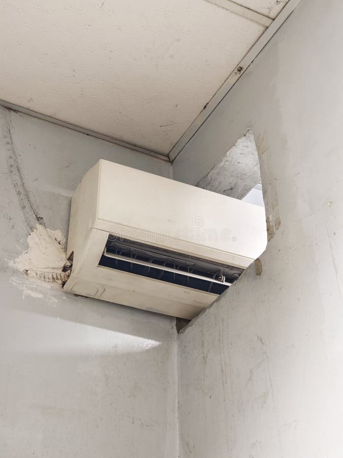 Wall Mounted Air Conditioner Serving Two Adjacent Rooms for Shared ...