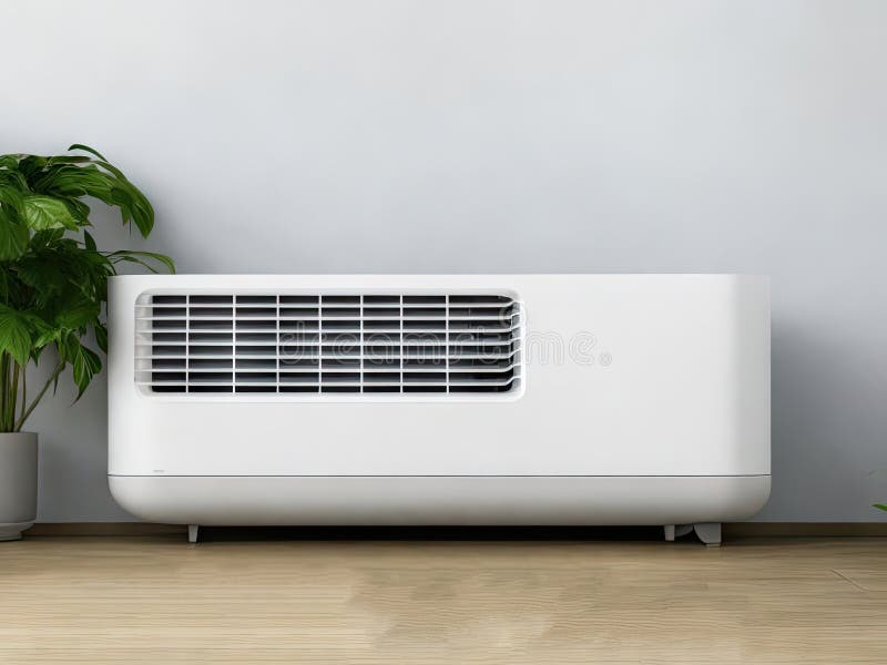 Wall Mounted Air Conditioner Unit, Ai Generative Stock Illustration ...