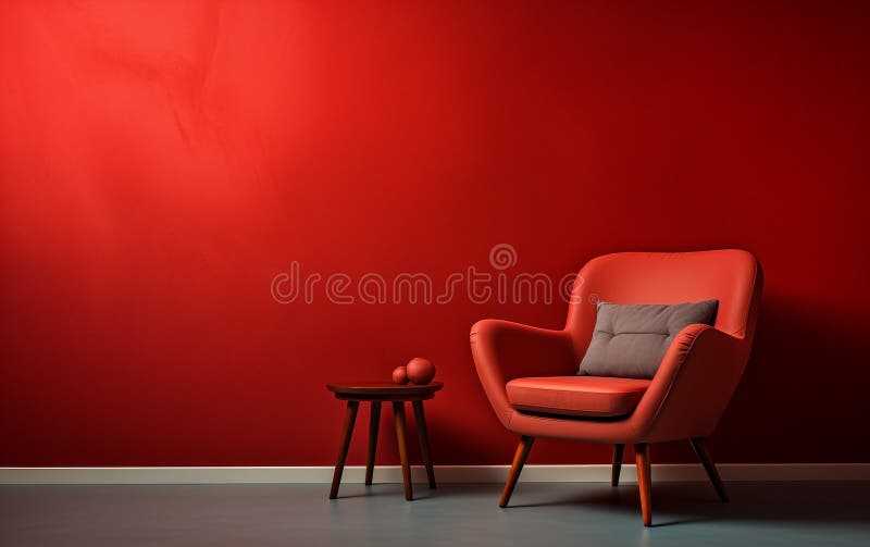 Wall-Mounted Chair Arrangements for Cozy Corners -Generative Ai Stock ...