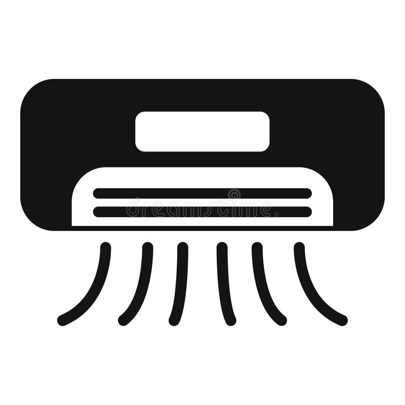 Wall Mounted Conditioner Blowing Cold Air in the Room Stock ...