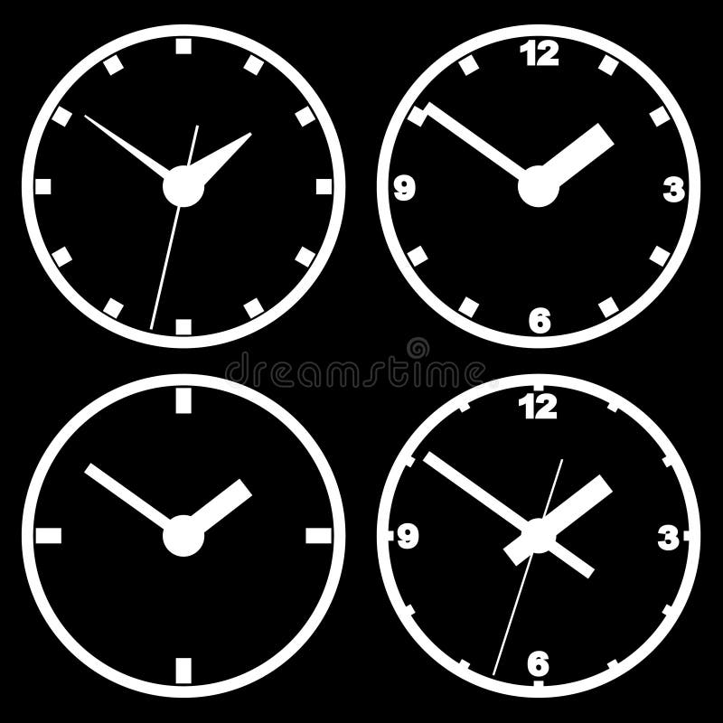 Wall Mounted Digital Clock. Stock Vector - Illustration of gray, stick ... Wall Mounted Digital Clock. Stock Vector - Illustration of gray, stick ...