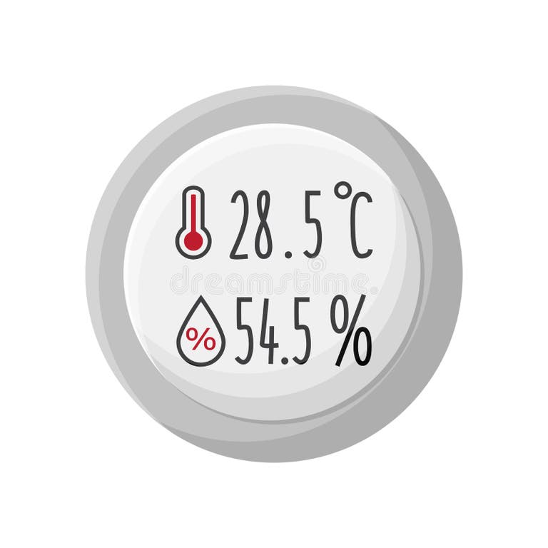Smart Digital Electronic Hygrometer Stock Illustrations – 29 Smart ...