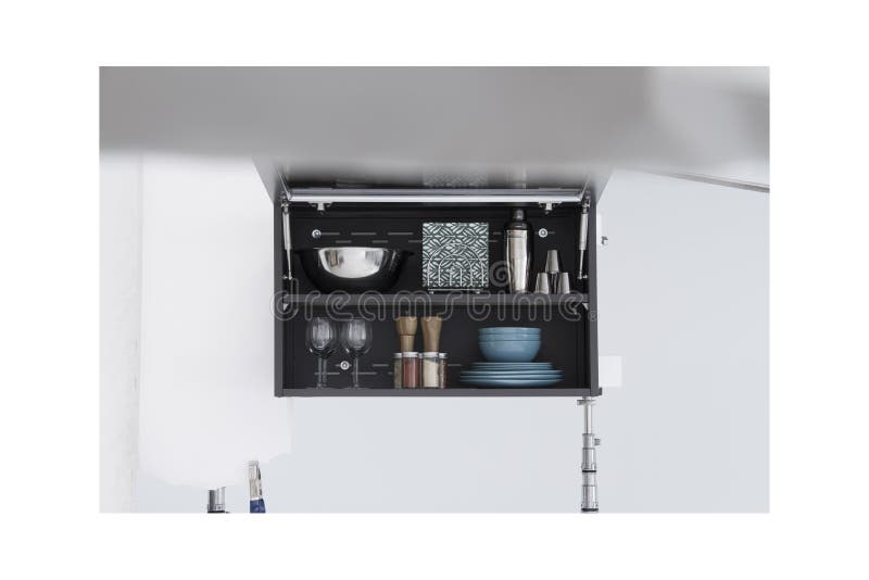 Wall Mounted Drawer Cabinet Hanging Drawers Stock Image - Image of ...